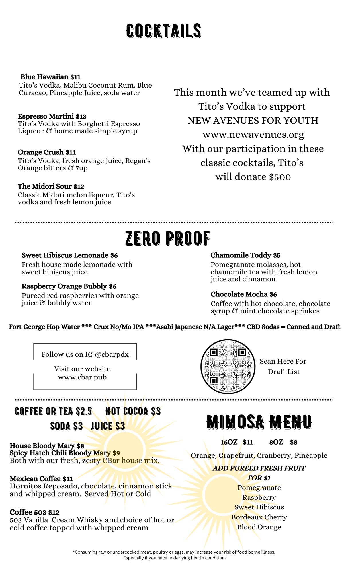 Breakfast – CBar PDX